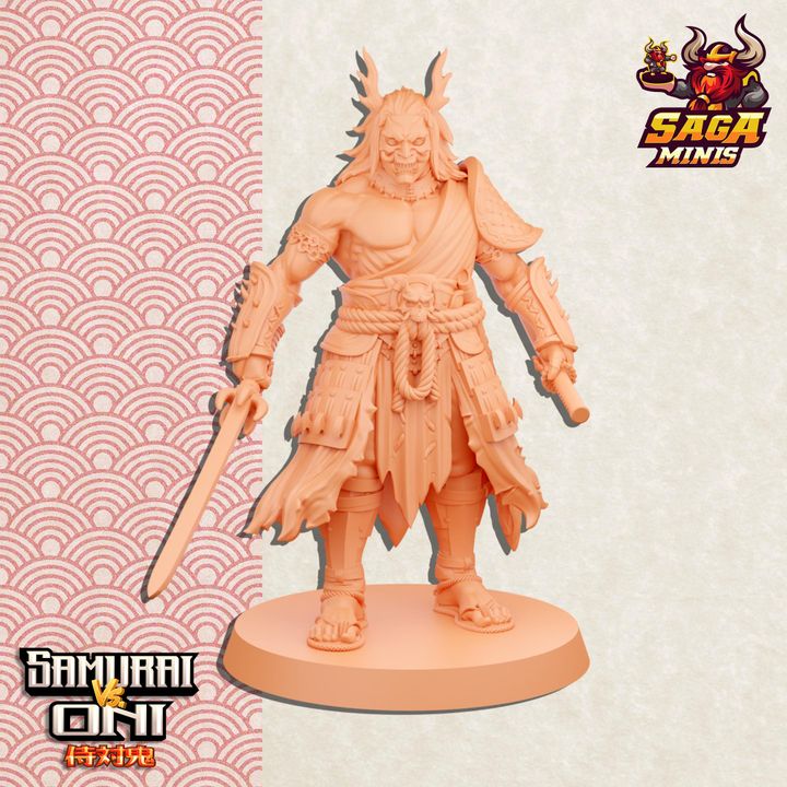 3D Printable Fierce Fang Jiro by Saga Miniatures